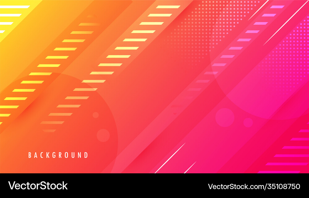 Background wallpaper template orange red yellow Vector Image