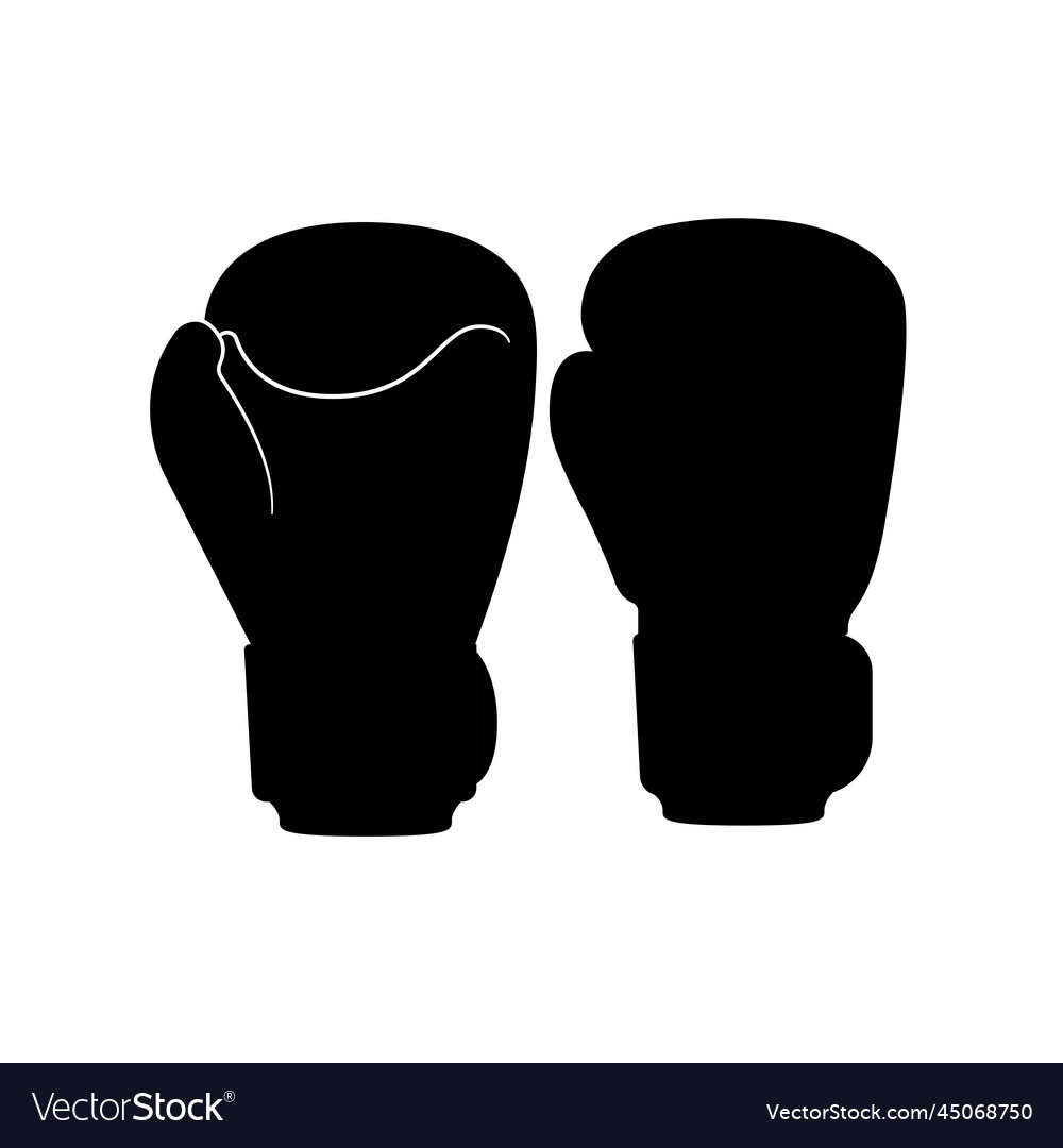 Boxing Gloves Silhouette