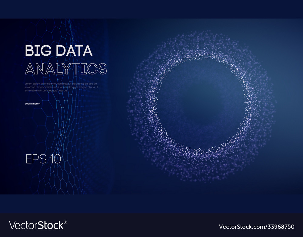 Business intelligence technology background binary