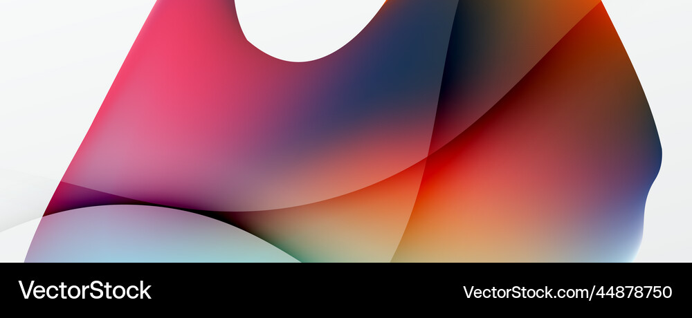 Fluid color abstract background liquid gradients Vector Image