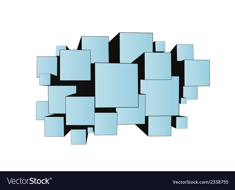 Cubes Royalty Free Vector Image - VectorStock