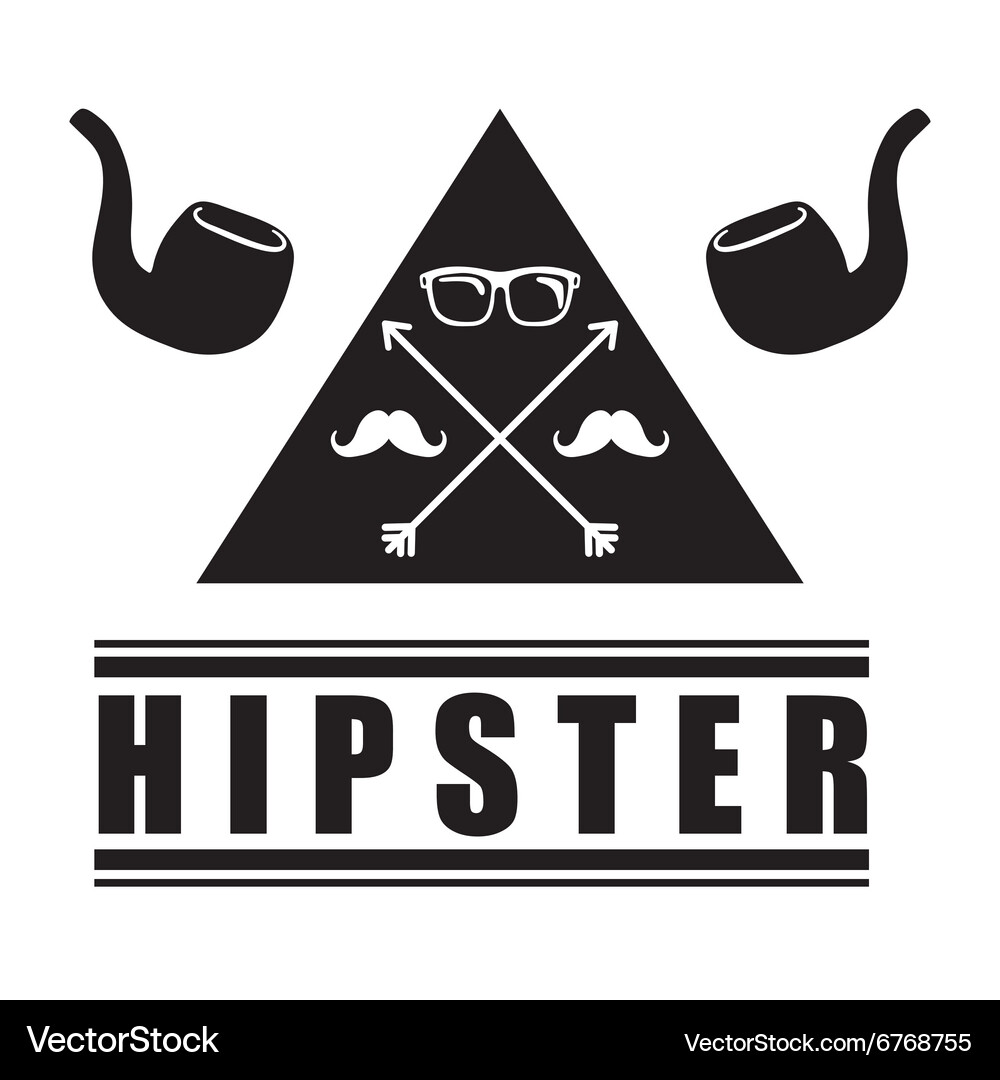 Hipster retro and vintage Royalty Free Vector Image