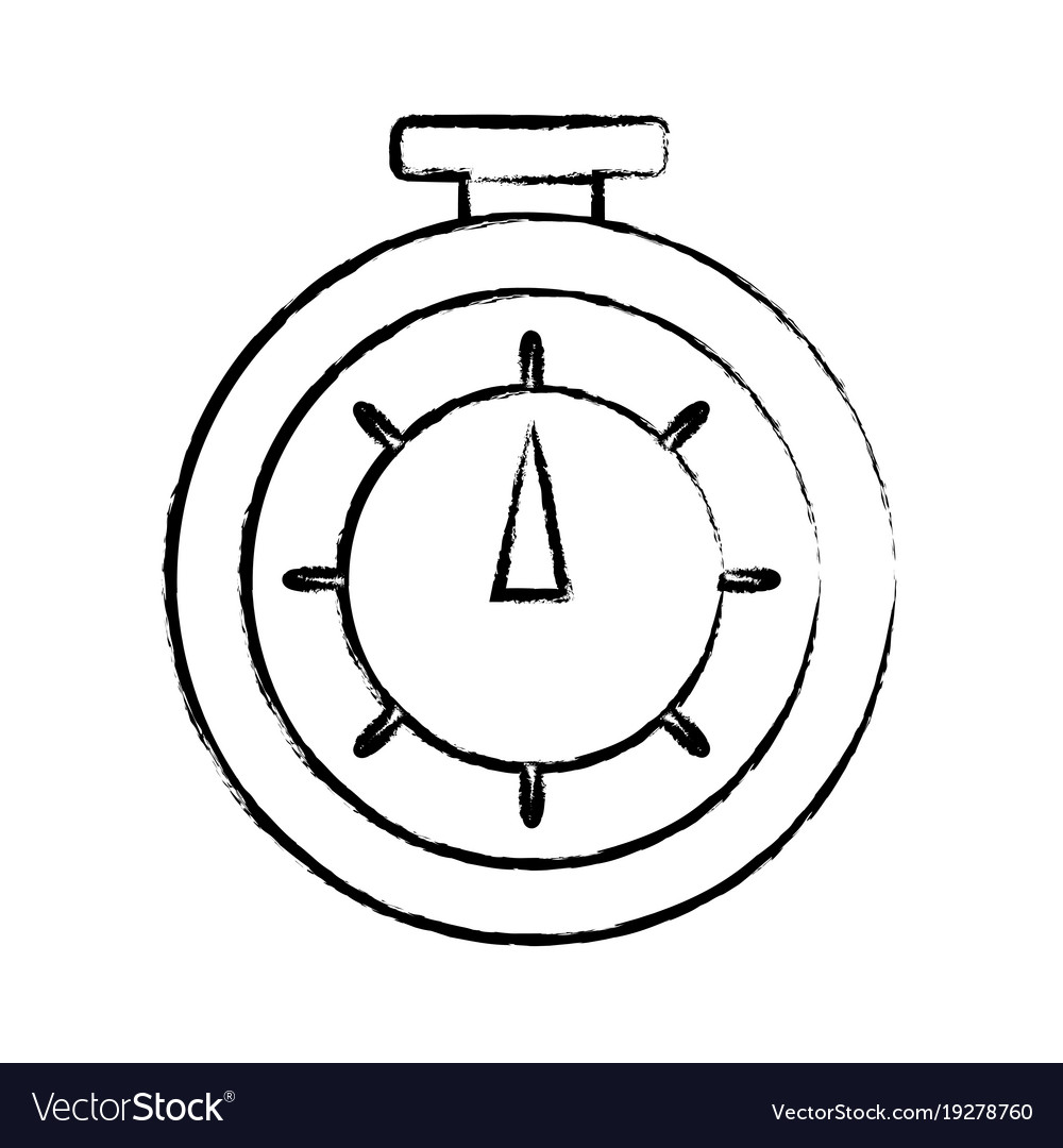 Chronometer device icon Royalty Free Vector Image