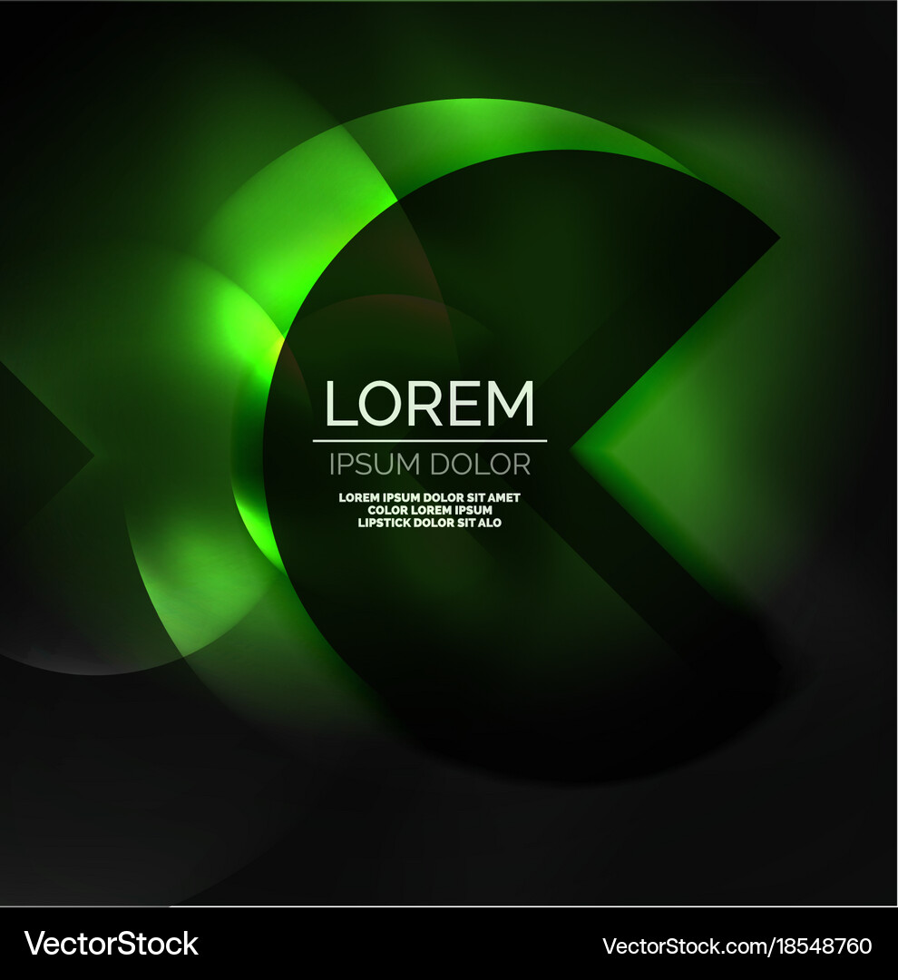 Digital techno wallpaper glowing abstract Vector Image