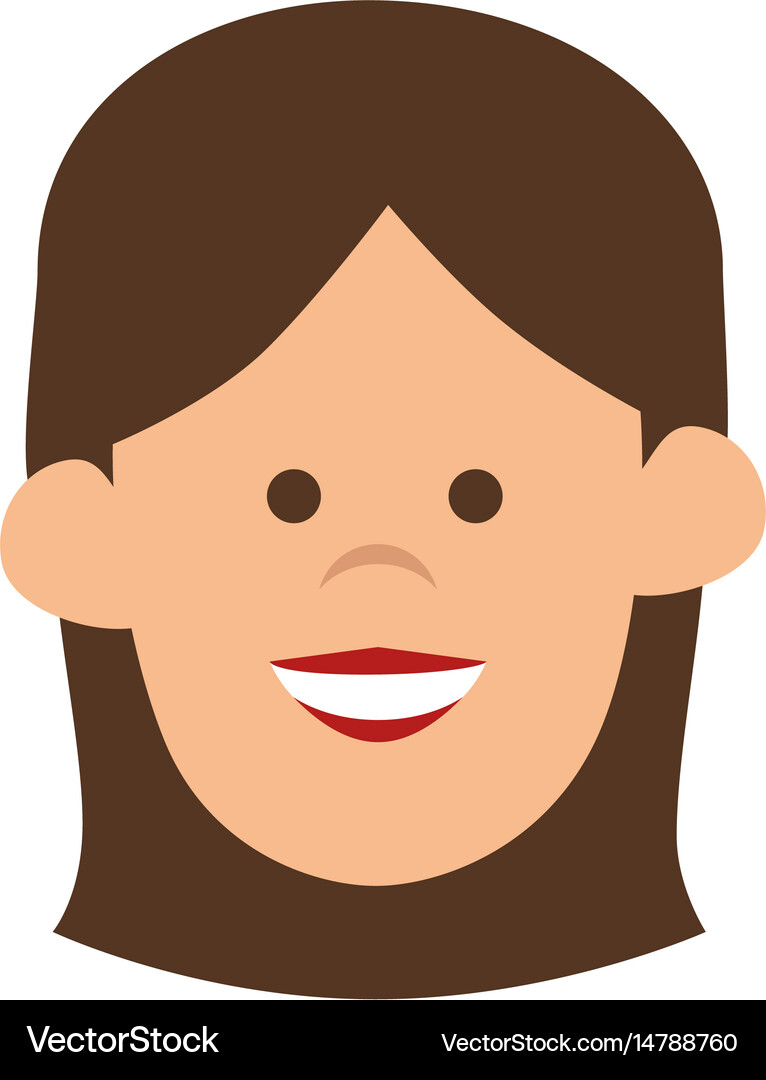 Happy woman icon Royalty Free Vector Image - VectorStock