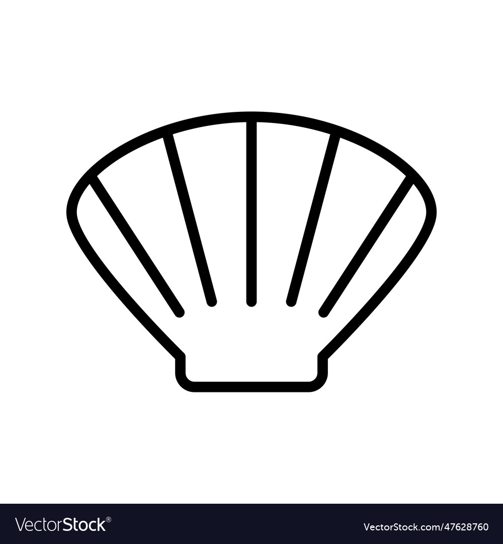 Shell icon Royalty Free Vector Image - VectorStock