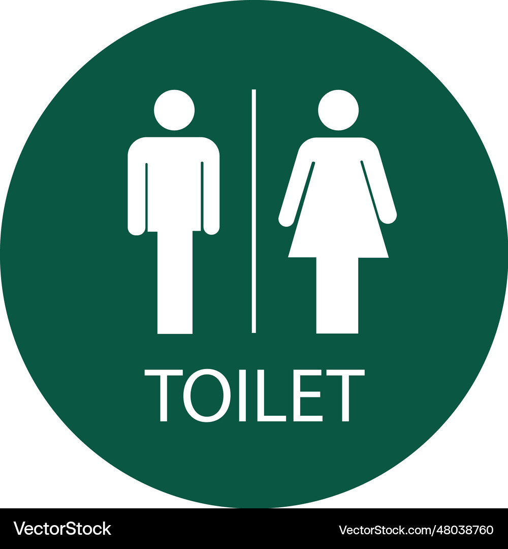 Toilet signs logo Royalty Free Vector Image - VectorStock