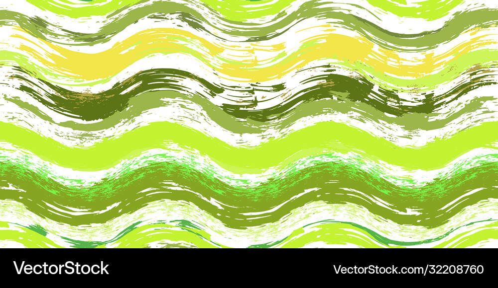 Watercolor wavy strips seamless background Vector Image