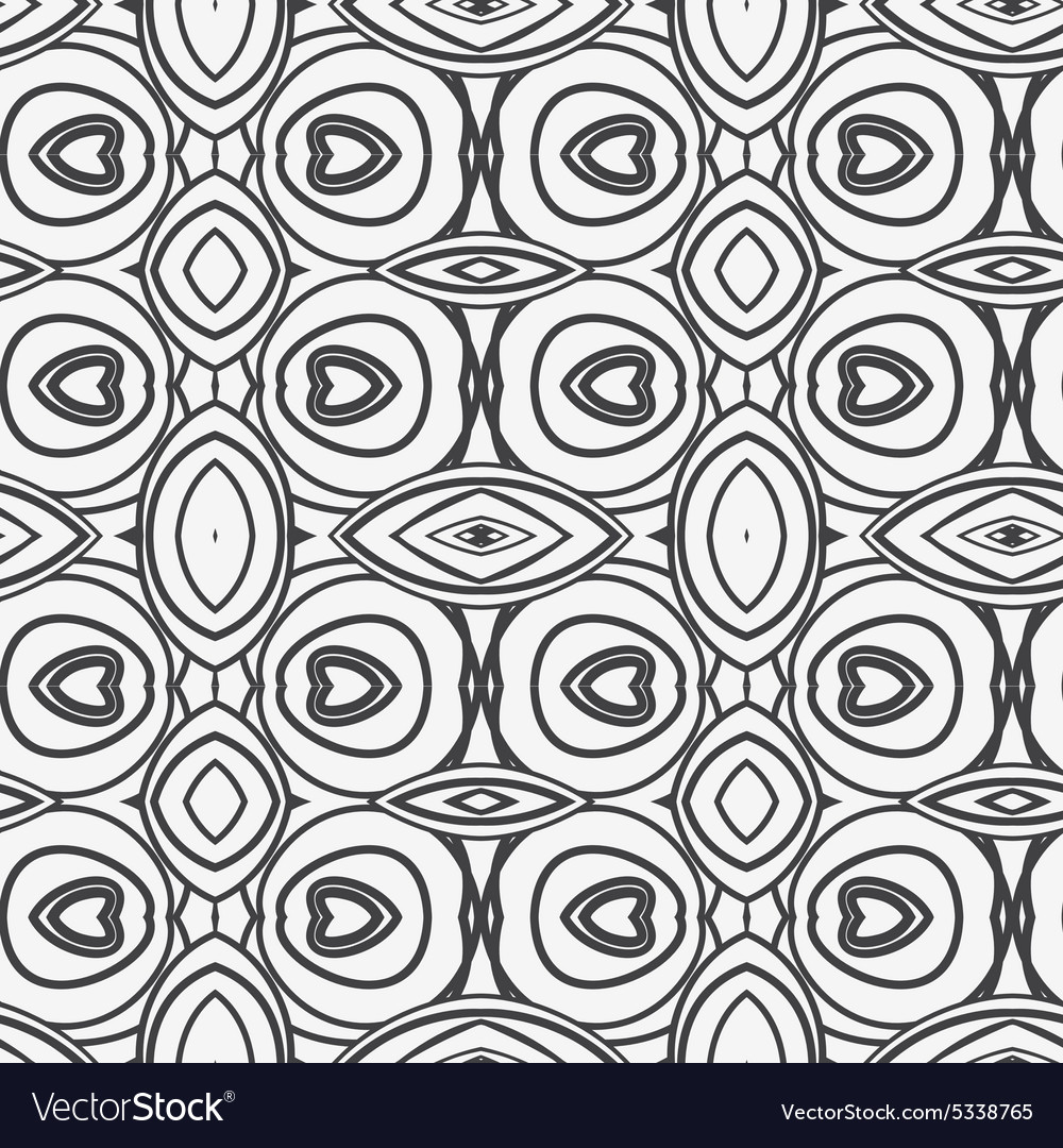 Abstract seamless ornament pattern Royalty Free Vector Image