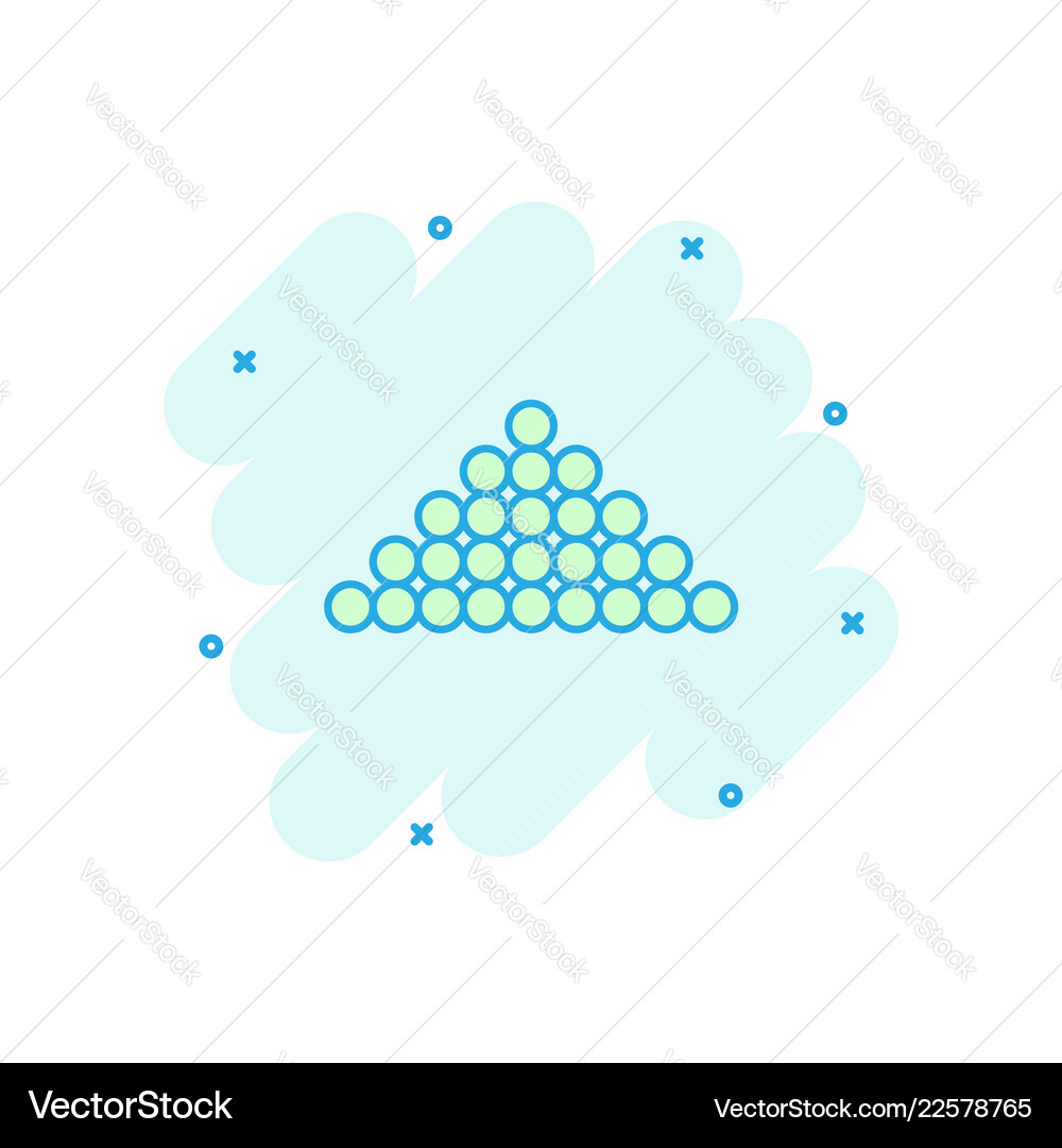 Cartoon dotted arrow icon in comic style dot Vector Image