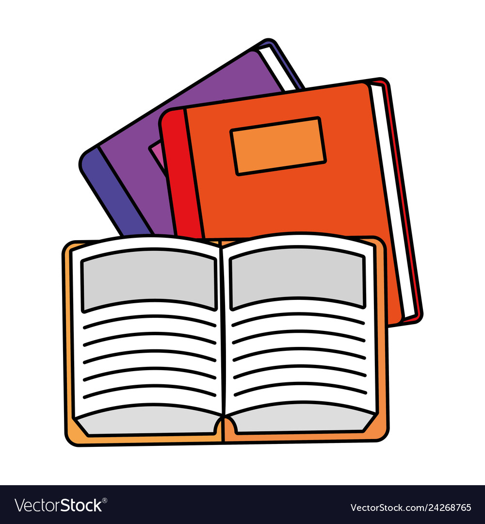 Study elements cartoon Royalty Free Vector Image