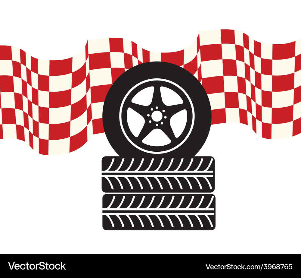 Tire design Royalty Free Vector Image - VectorStock