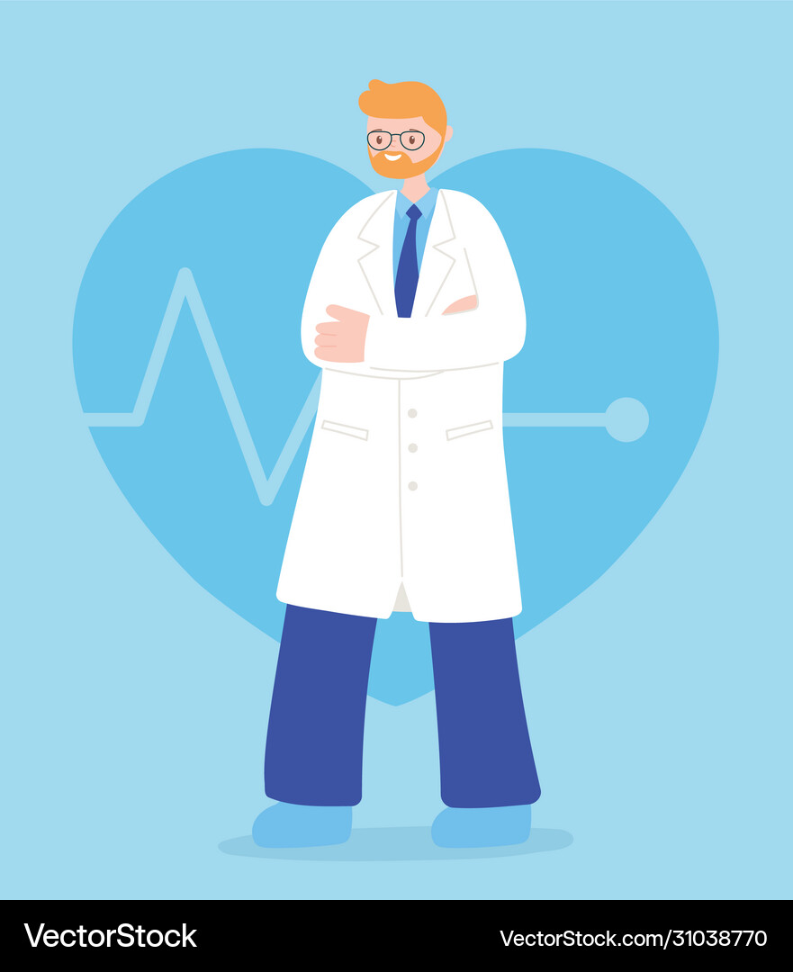 Doctors and nurses professional physician staff Vector Image