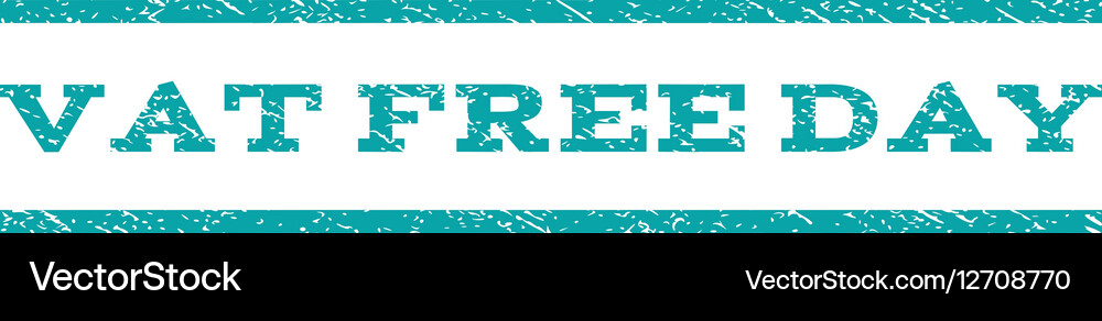 Vat free day watermark stamp Royalty Free Vector Image
