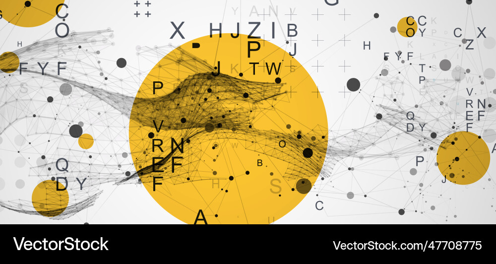 Abstract scientific and technical background Vector Image