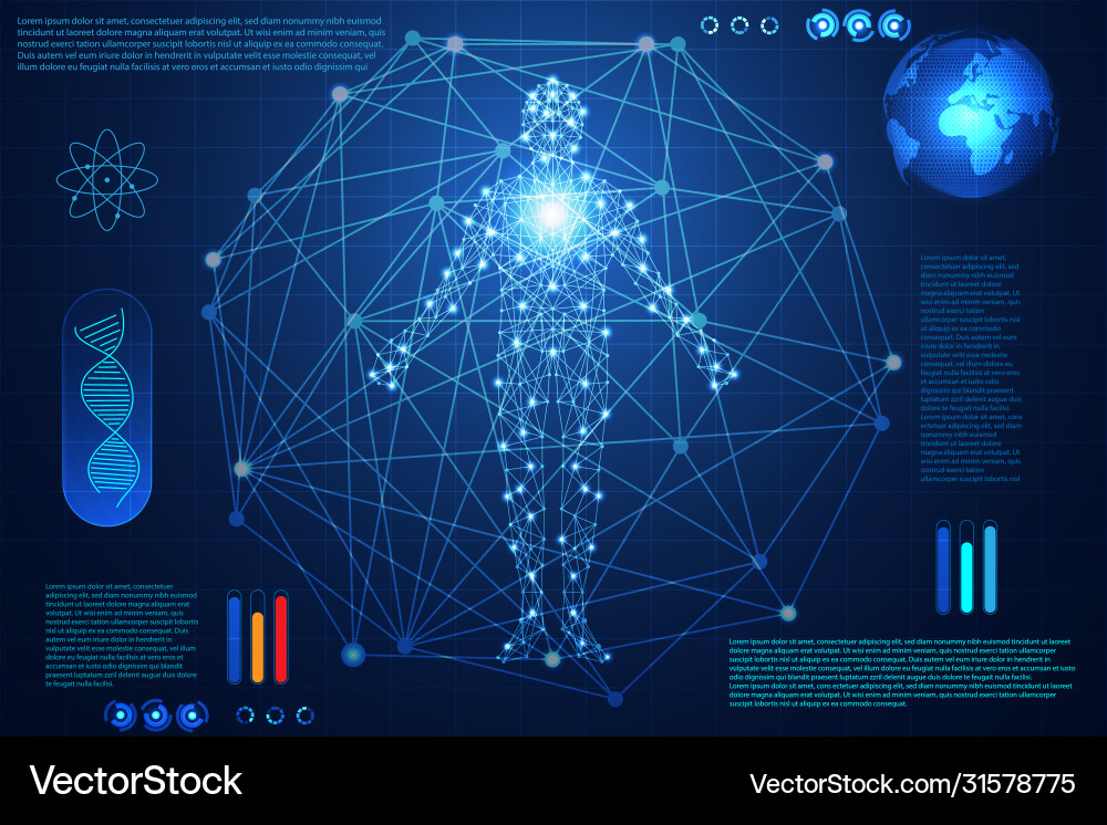 Abstract technology ui futuristic concept hud Vector Image