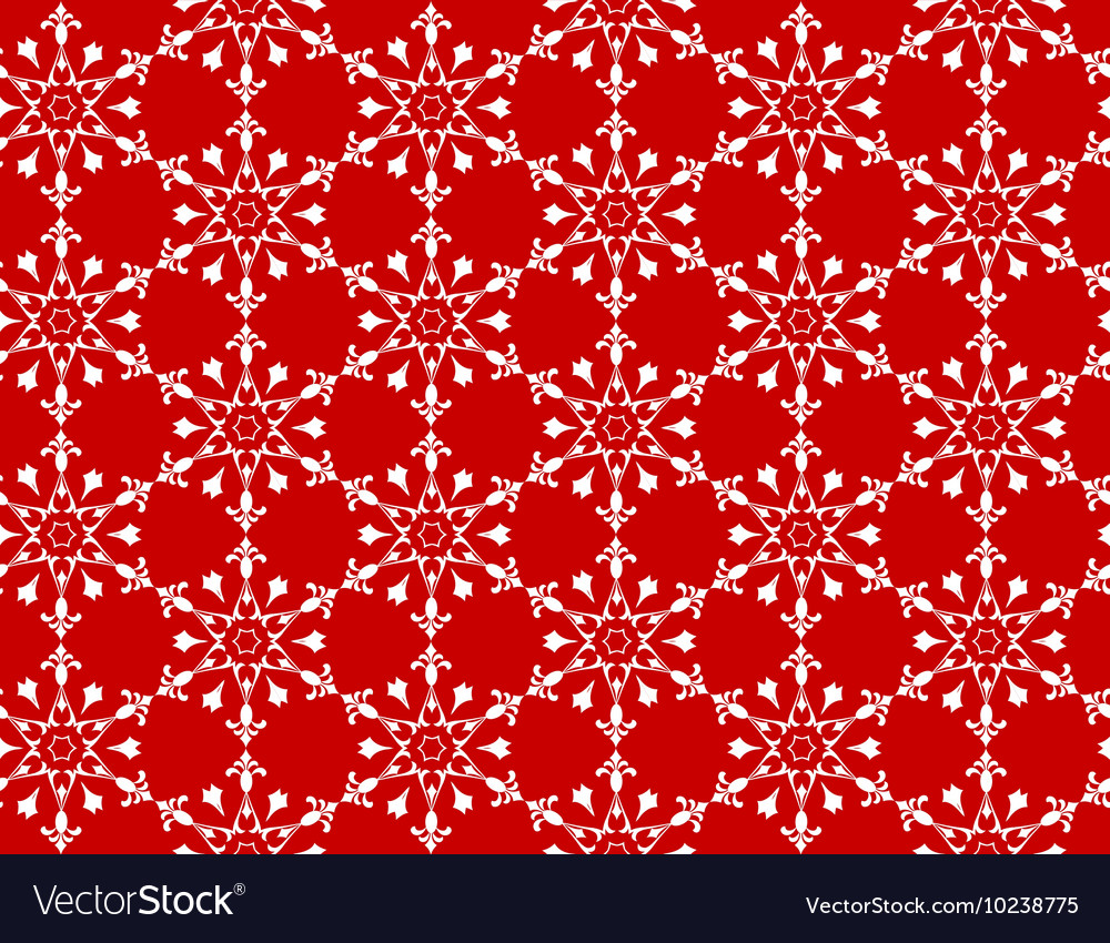 White snowflakes pattern Royalty Free Vector Image