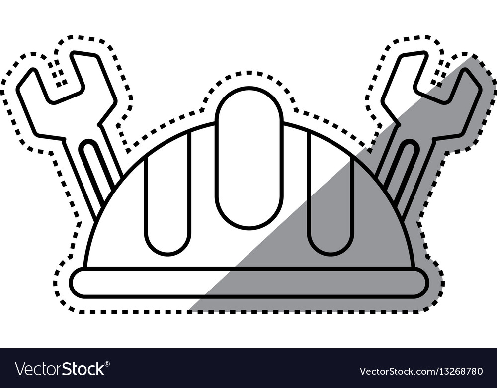 Construction tools symbol Royalty Free Vector Image