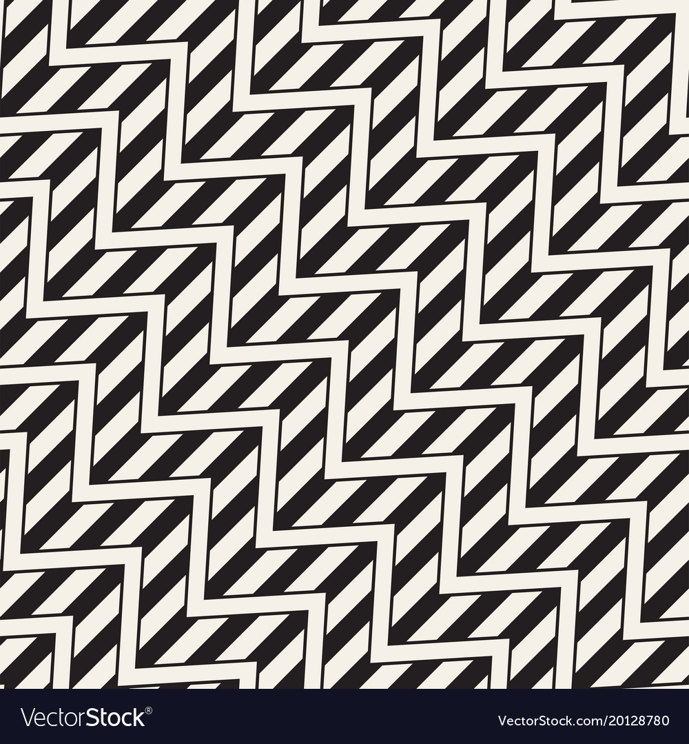 Seamless zigzag line pattern abstract Royalty Free Vector