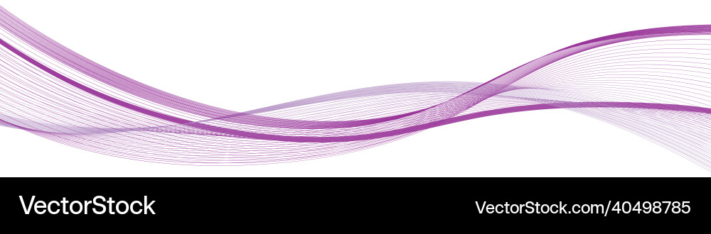 Purple wave swirl swoosh dynamic undulate motion Vector Image