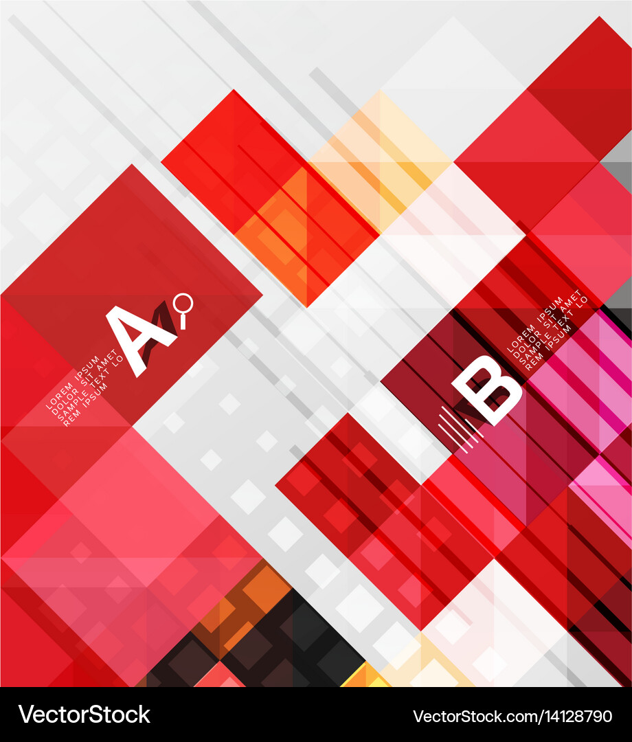 Modern geometrical square banner minimalistic Vector Image