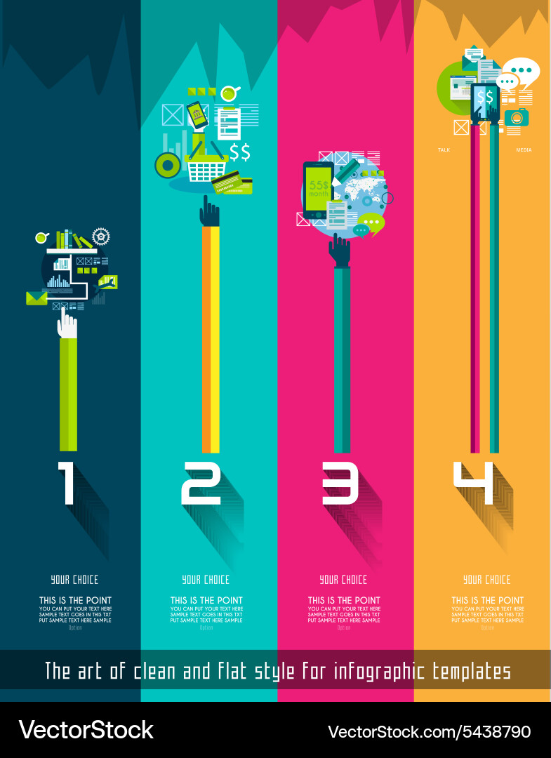 Original style infooriginal style infographics Vector Image
