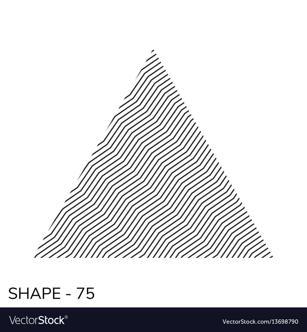 Simple geometric shape Royalty Free Vector Image