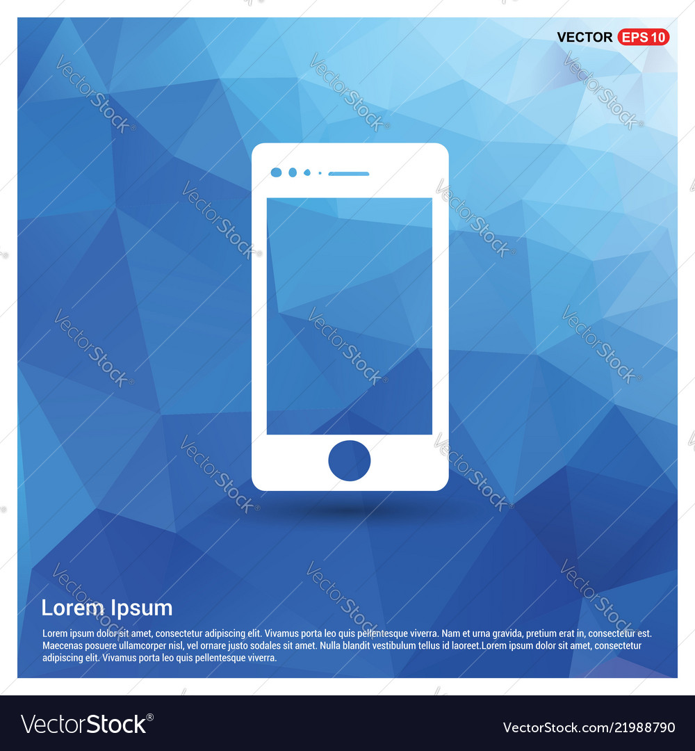 Smartphone icon Royalty Free Vector Image - VectorStock