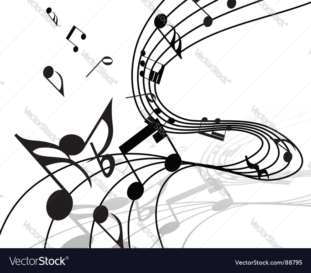 Notes staff Royalty Free Vector Image - VectorStock