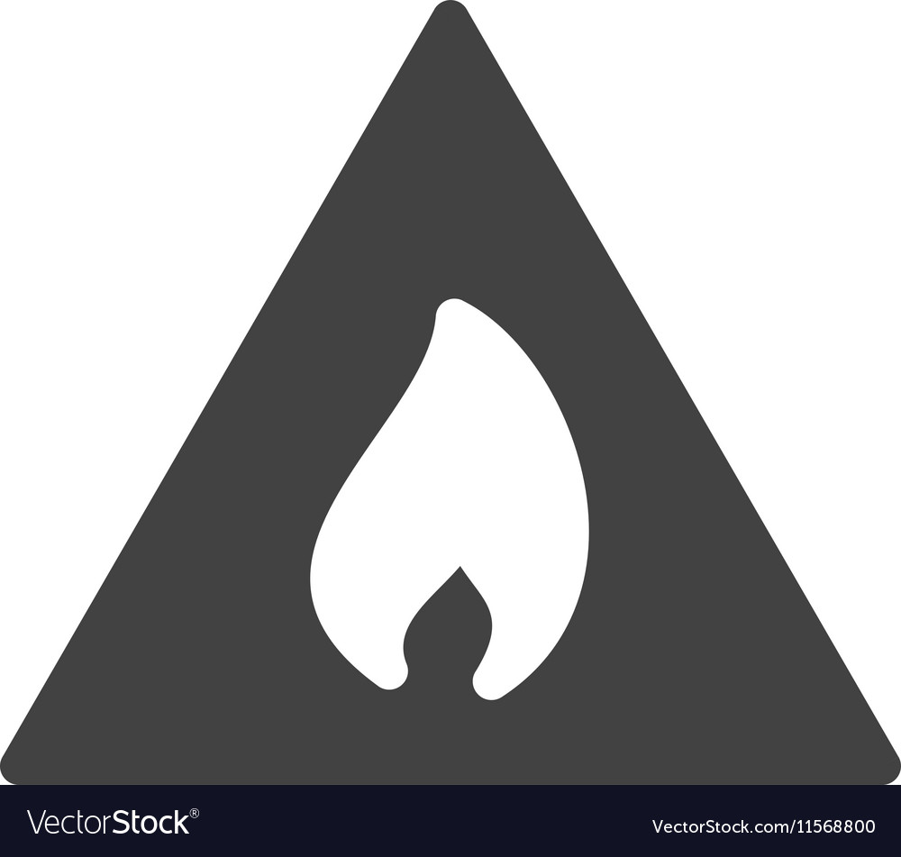 Flammable material Royalty Free Vector Image - VectorStock