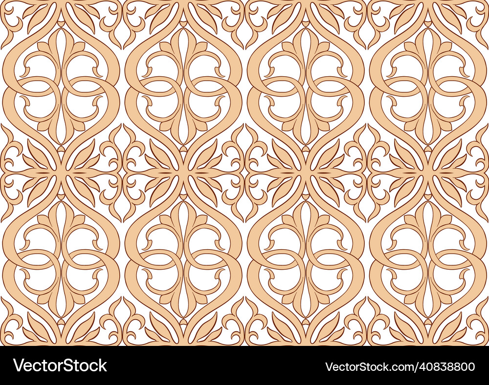 Interlacing abstract ornament in the medieval Vector Image