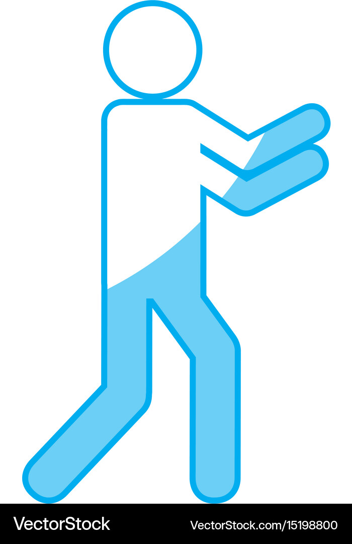 Pictograph man icon Royalty Free Vector Image - VectorStock