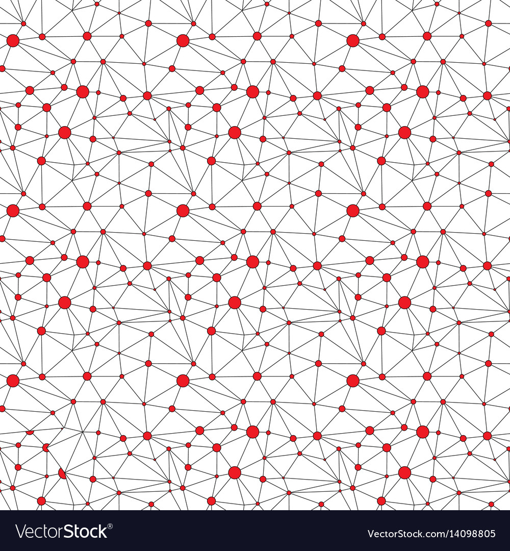 Geometric Red Triangle Pattern Royalty Free Vector Image