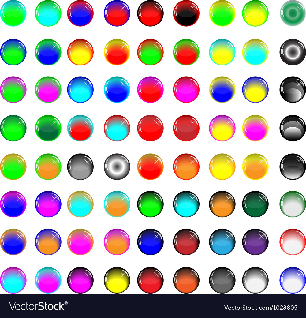 Glass buttons 081012 Royalty Free Vector Image