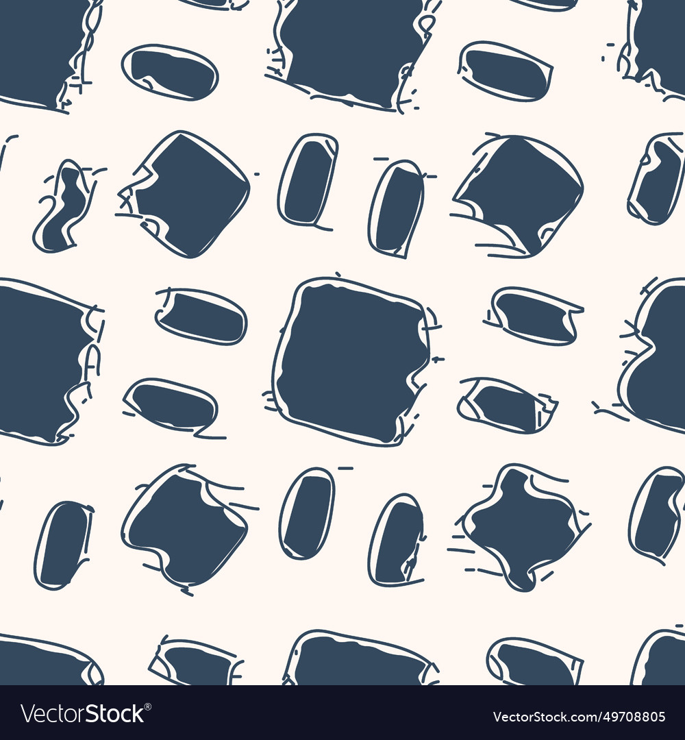 Seamless pattern with a simple abstract drawing Vector Image