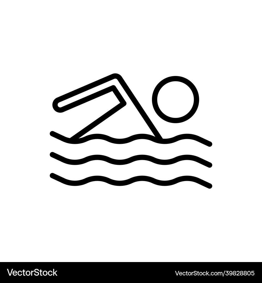 Swimming icon swim icon Royalty Free Vector Image