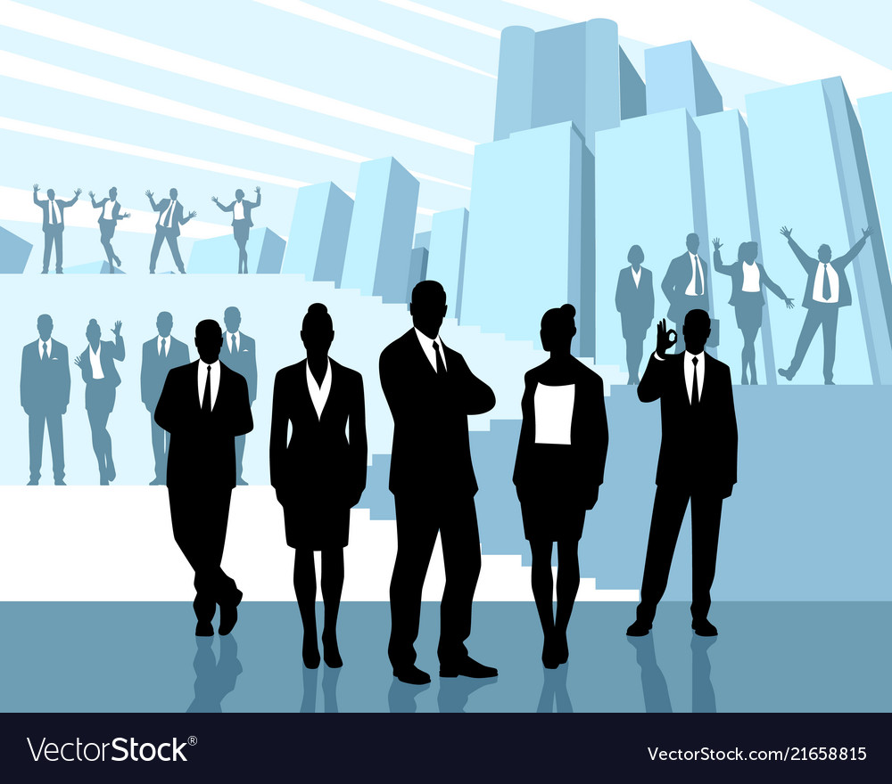 Group business people Royalty Free Vector Image