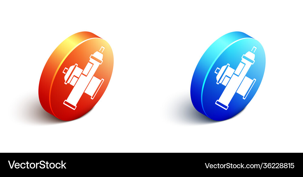 Isometric paint spray can icon isolated on white Vector Image