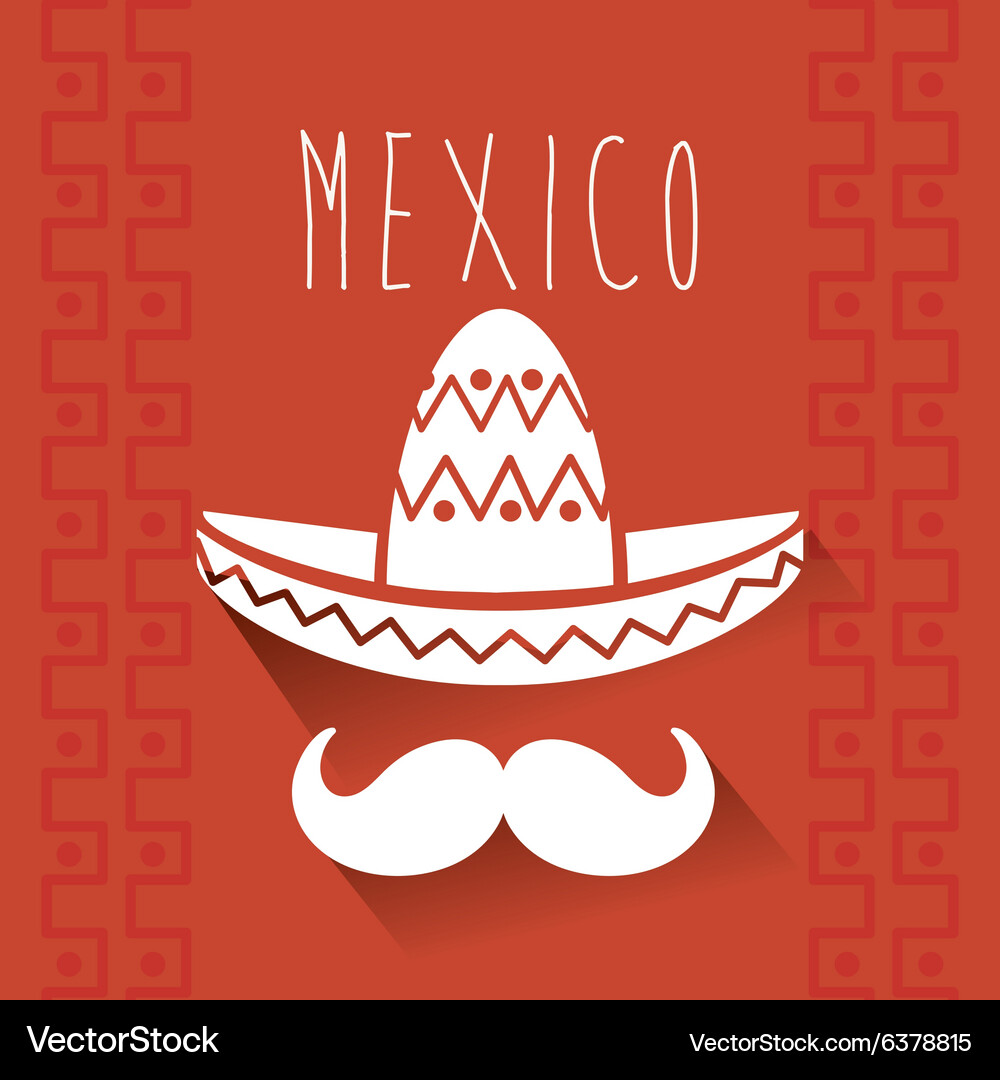 Mexican culture design Royalty Free Vector Image