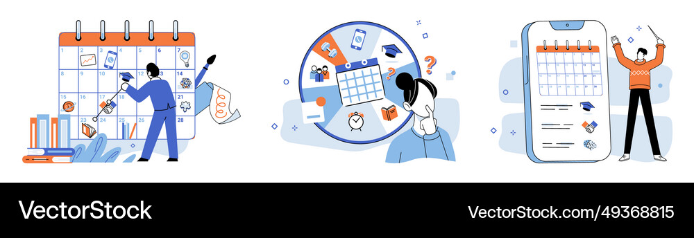 Self management business success requires Vector Image