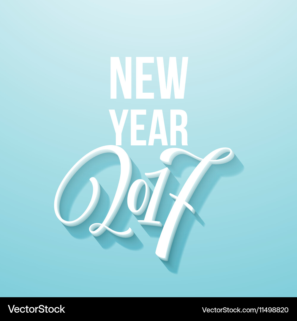 Decorative greeting card with handdrawn lettering Vector Image
