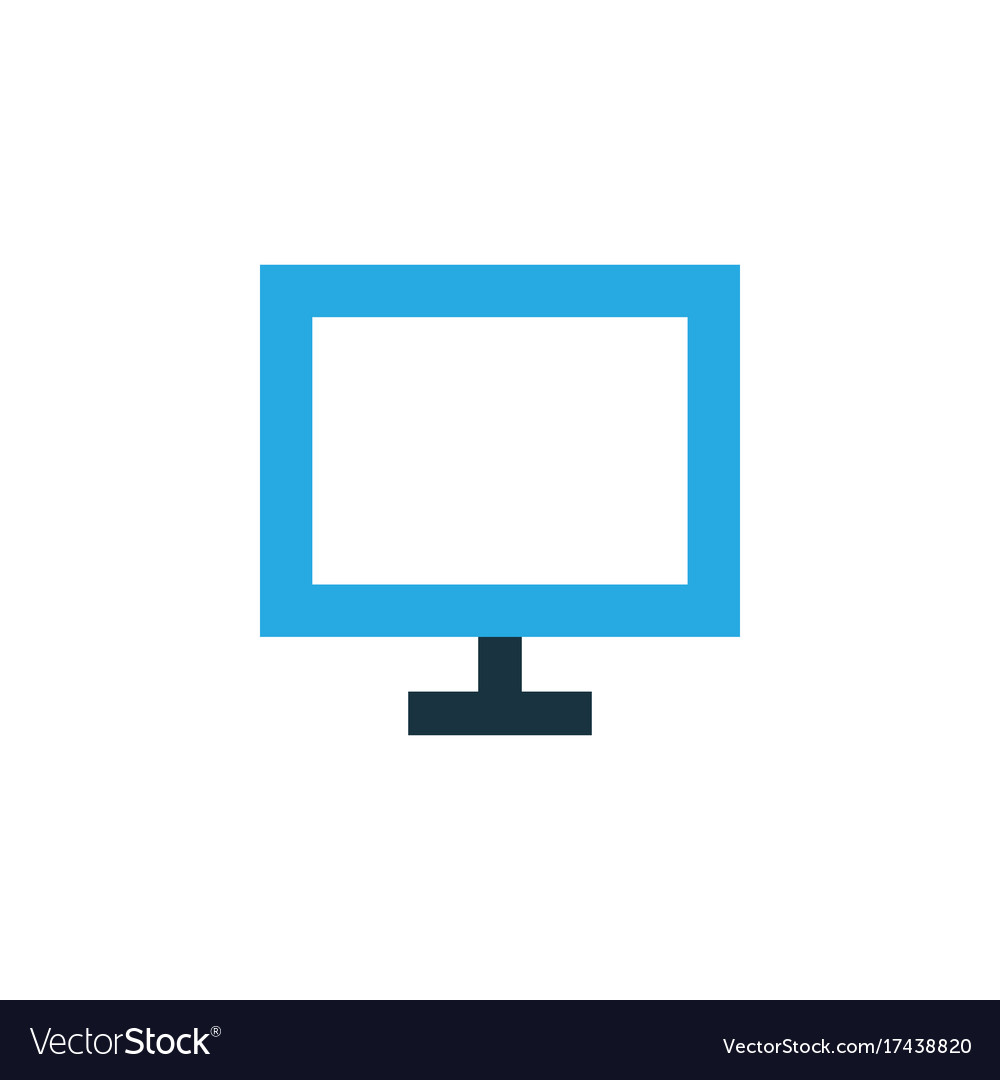 Display colorful icon symbol premium quality Vector Image Display colorful icon symbol premium quality Vector Image