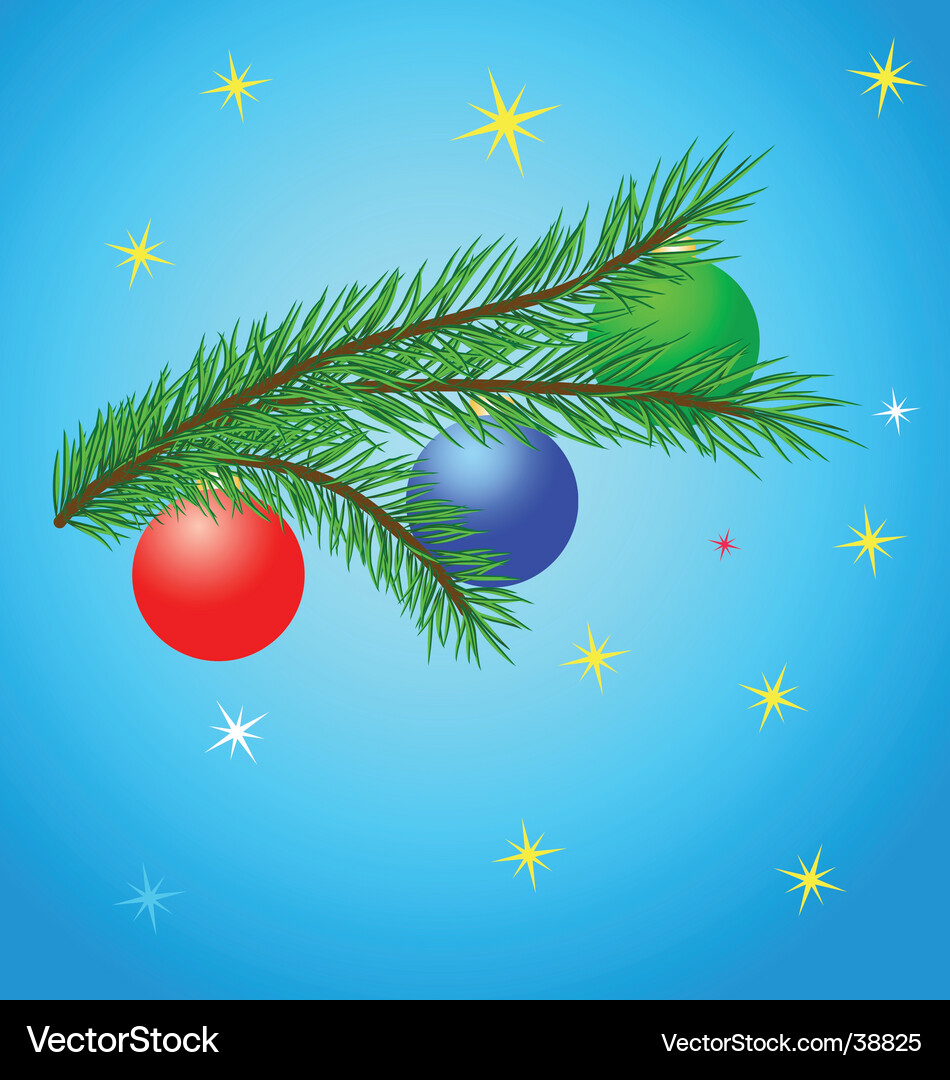Christmas decoration design Royalty Free Vector Image