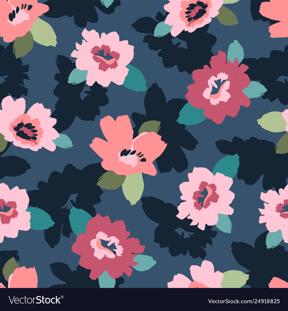 Floral abstract seamless pattern design Royalty Free Vector Floral abstract seamless pattern design Royalty Free Vector