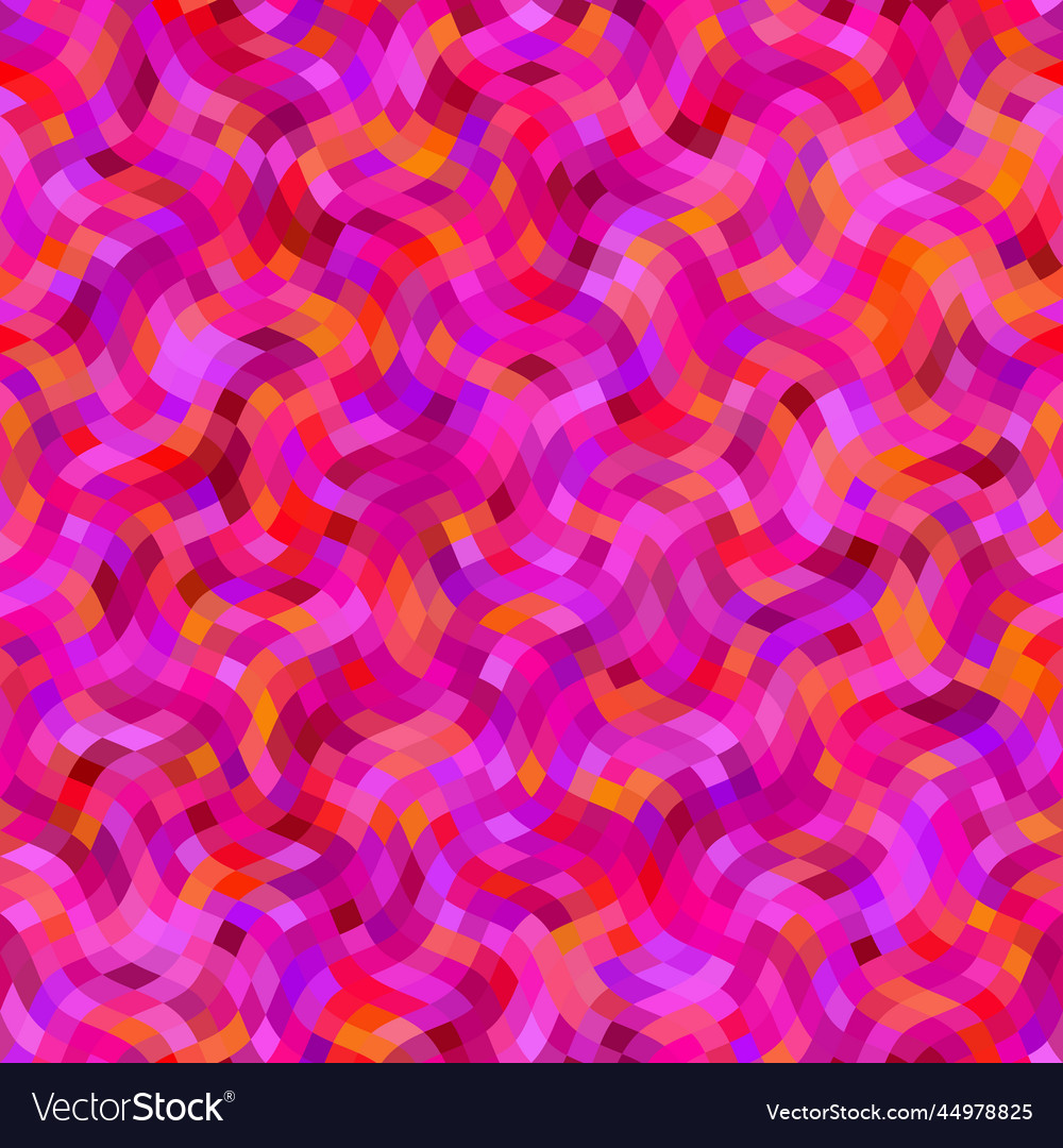 Geometric wavy abstract pattern polygonal square Vector Image