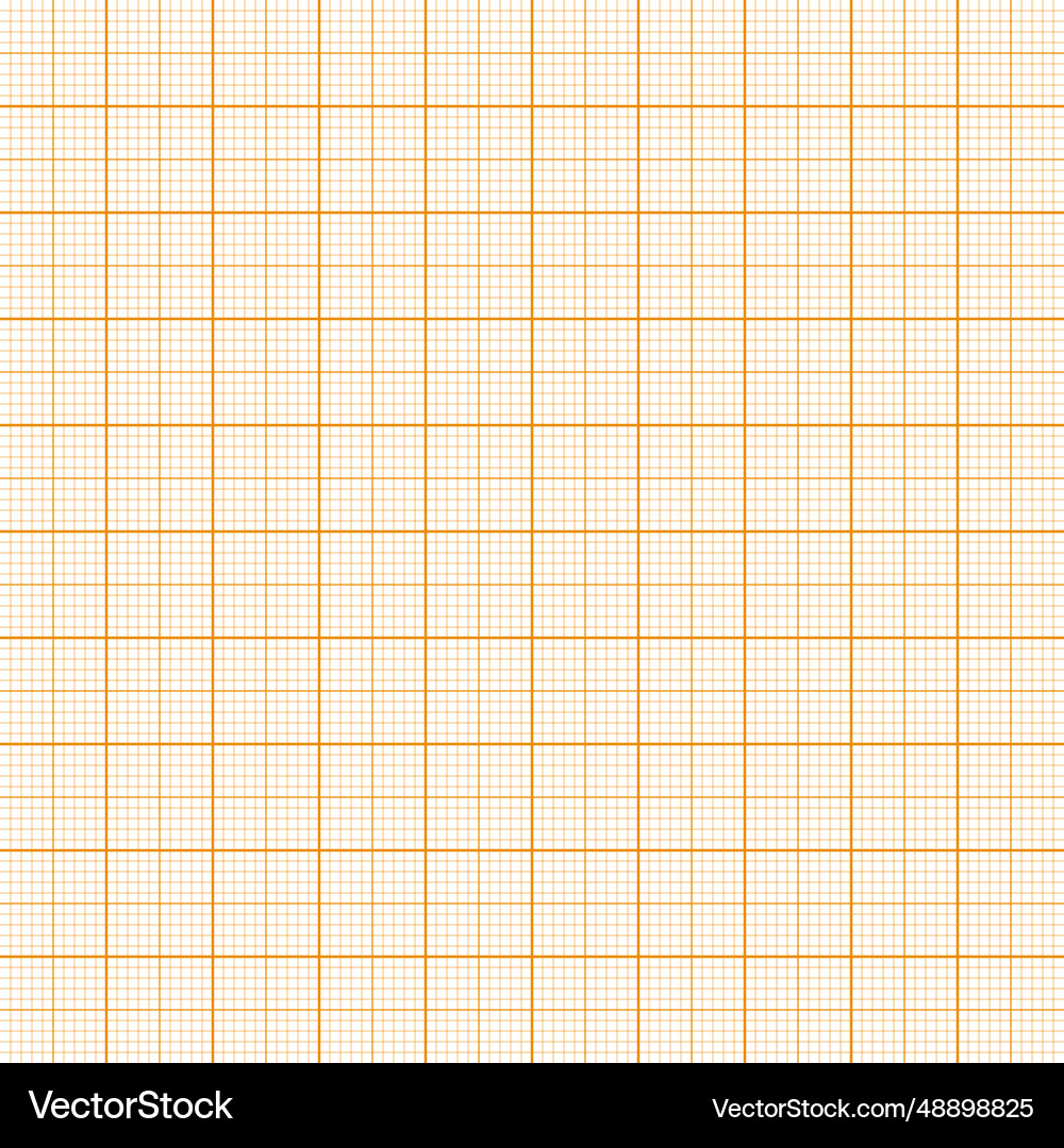 Sheet of graph paper with grid millimeter Vector Image