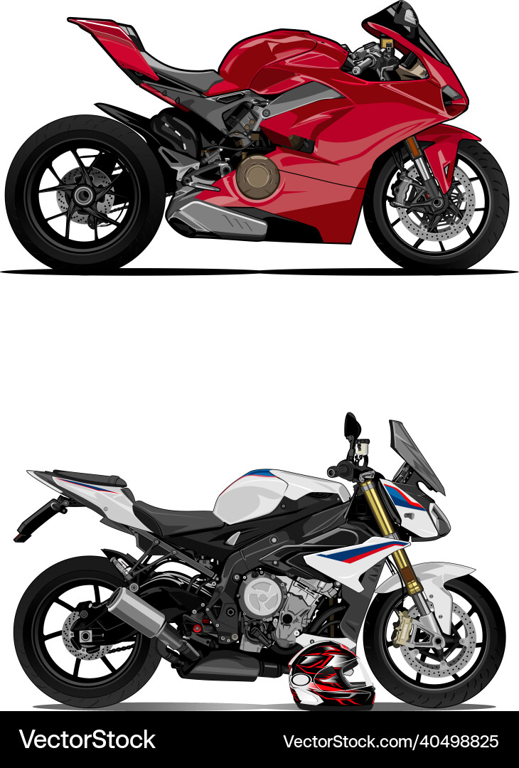 Sport bike Royalty Free Vector Image - VectorStock