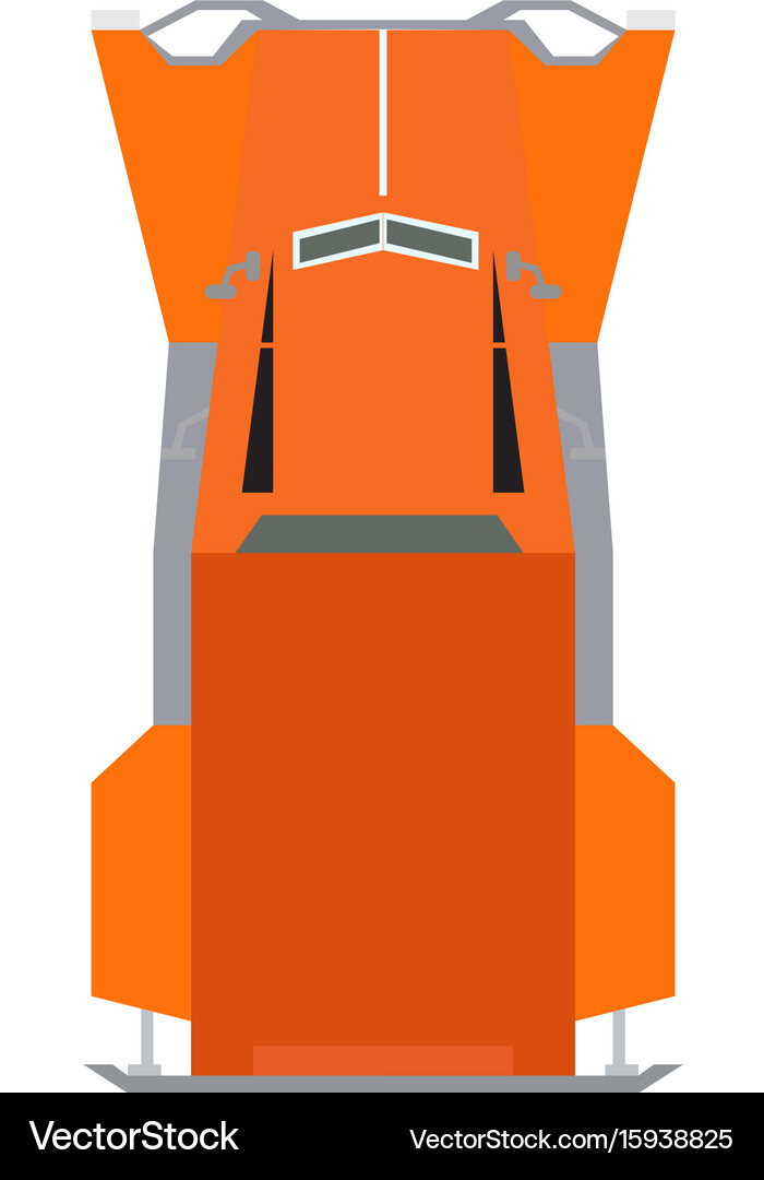 Top view of a car Royalty Free Vector Image - VectorStock