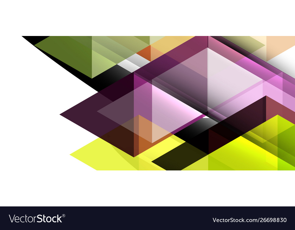 Abstract triangle pattern colorful backdrop Vector Image
