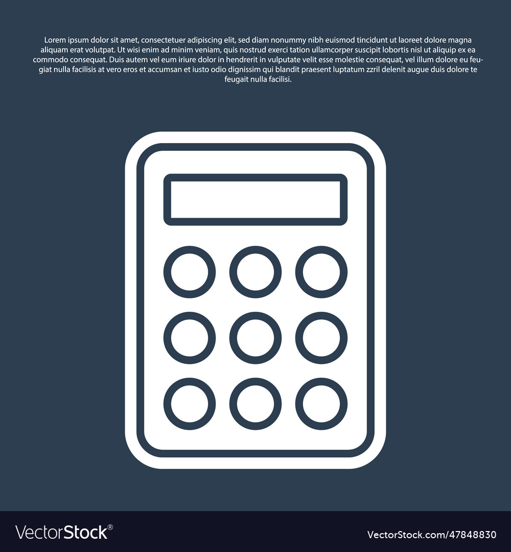 Blue Line Password Protection And Safety Access Vector Image